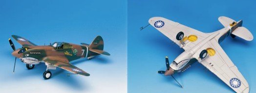 Academy 12280 - 1/48 Scale P-40C Tomahawk Model Kit (AC 2182)
