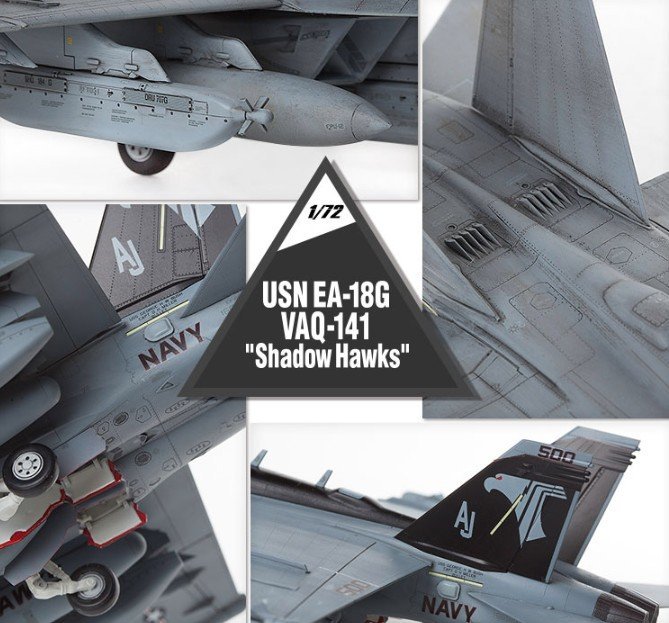 Academy 12560 - 1/72 EA-18G VAQ-141 Shadowhawks