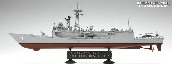 Academy 14102 - 1/350 USS Oliver Hazard Perry FFG-7