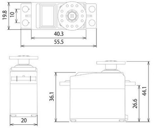 Futaba S3003 Standard Servo Digital