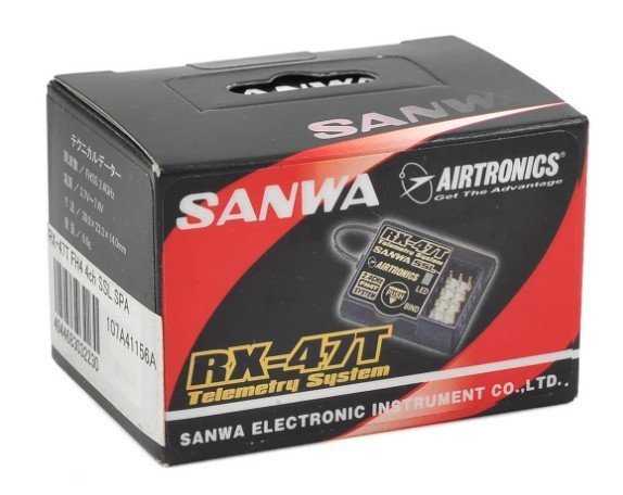 Sanwa RX-47T - 4 Channel 2.4GHz FH4 SSL Receiver