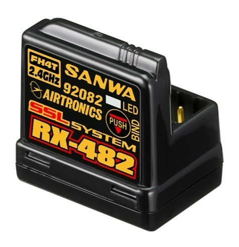 Sanwa MT-S - 4-Channel 2.4G Transmitter with RX-482 and RX-462 Receiver