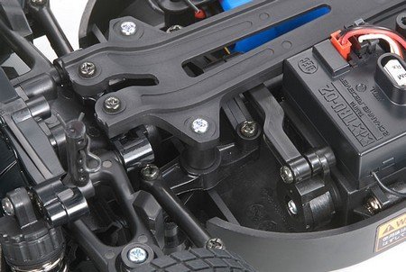 Tamiya 58407 - 1/10 RC Porsche 911 GT3 Cup VIP 2007 TT-01E Chassis Kit