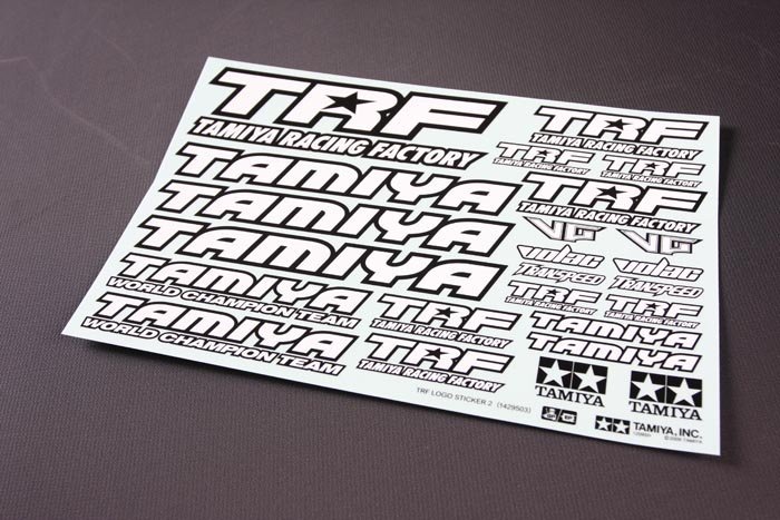 Tamiya 42164 - TRF Decal Set for RC Models