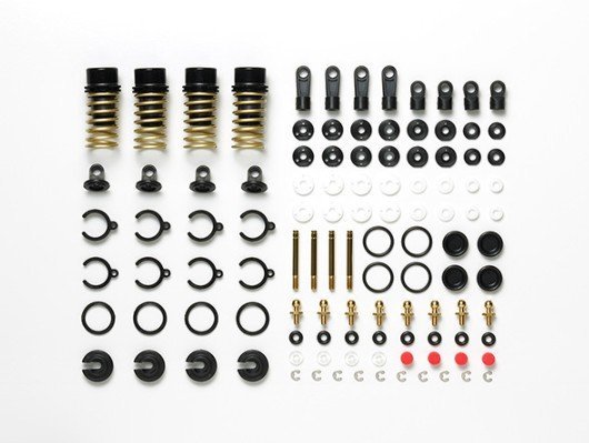 Tamiya 47342 - TRF Special Damper Black (Hard Black Coating) 4pcs.